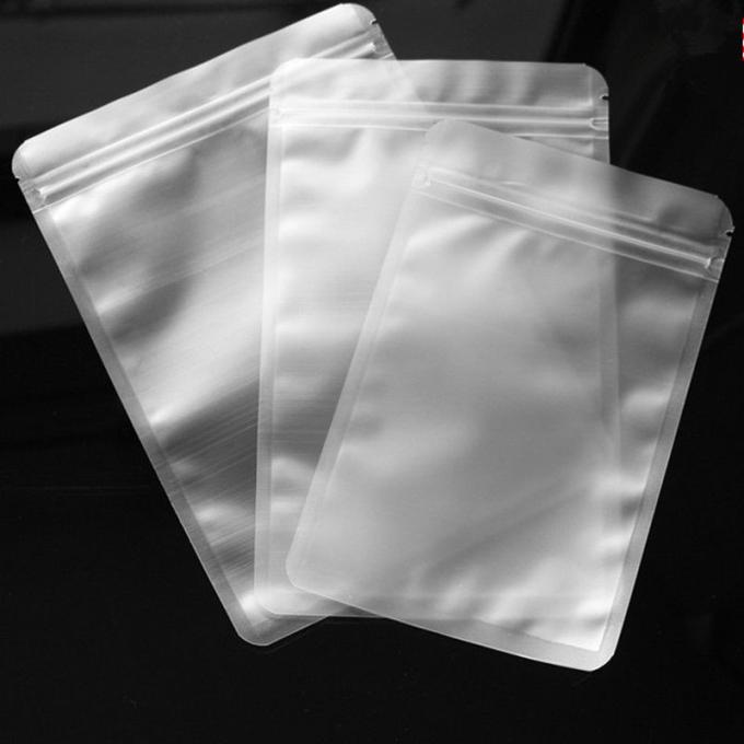 Resealable Flat Food Packing Pouch Zipper Matte Clear Zip Lock Plastic Bag Resealable Flat Food Packing Pouch Zipper Matte Clear Zip Lock Plastic Bag
