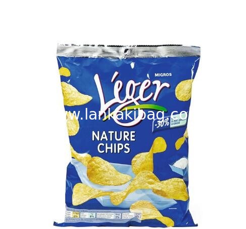 Heal Seal Custom Colorful Printing Vaious Design Potato Chip Bag Sizes