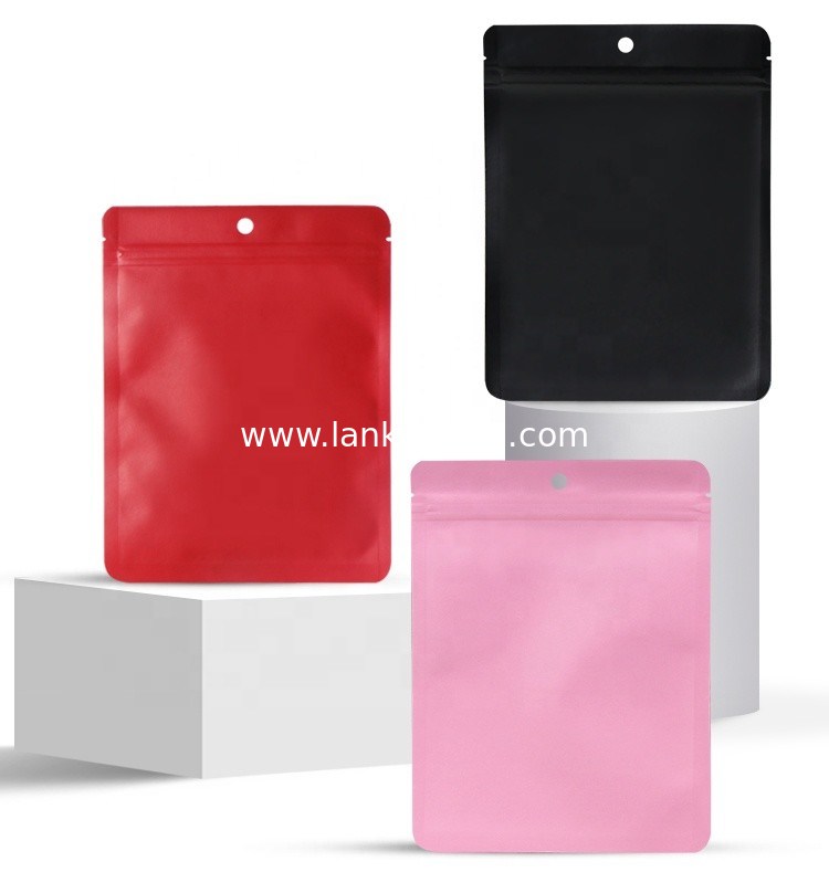 colorful plastic paper bag with zipper food grade paper bag kraft paper ...