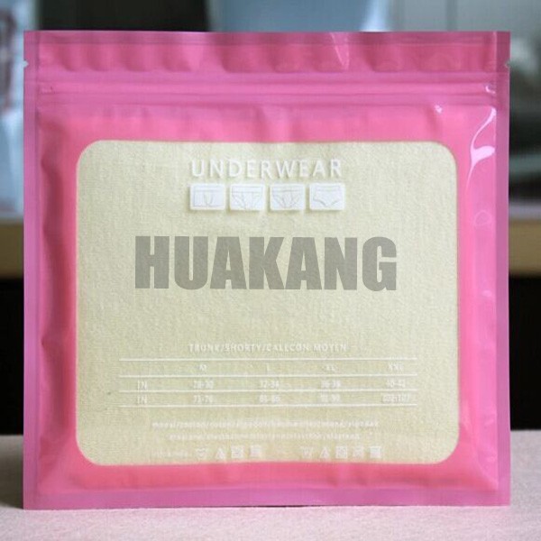 OPP Plastic Zipper Packaging Bags for Makeup Sponge