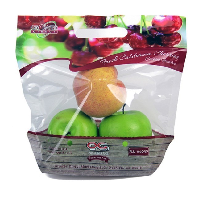 Printing Grapes packing bag with bottom and zipper/Laminated bag for ...