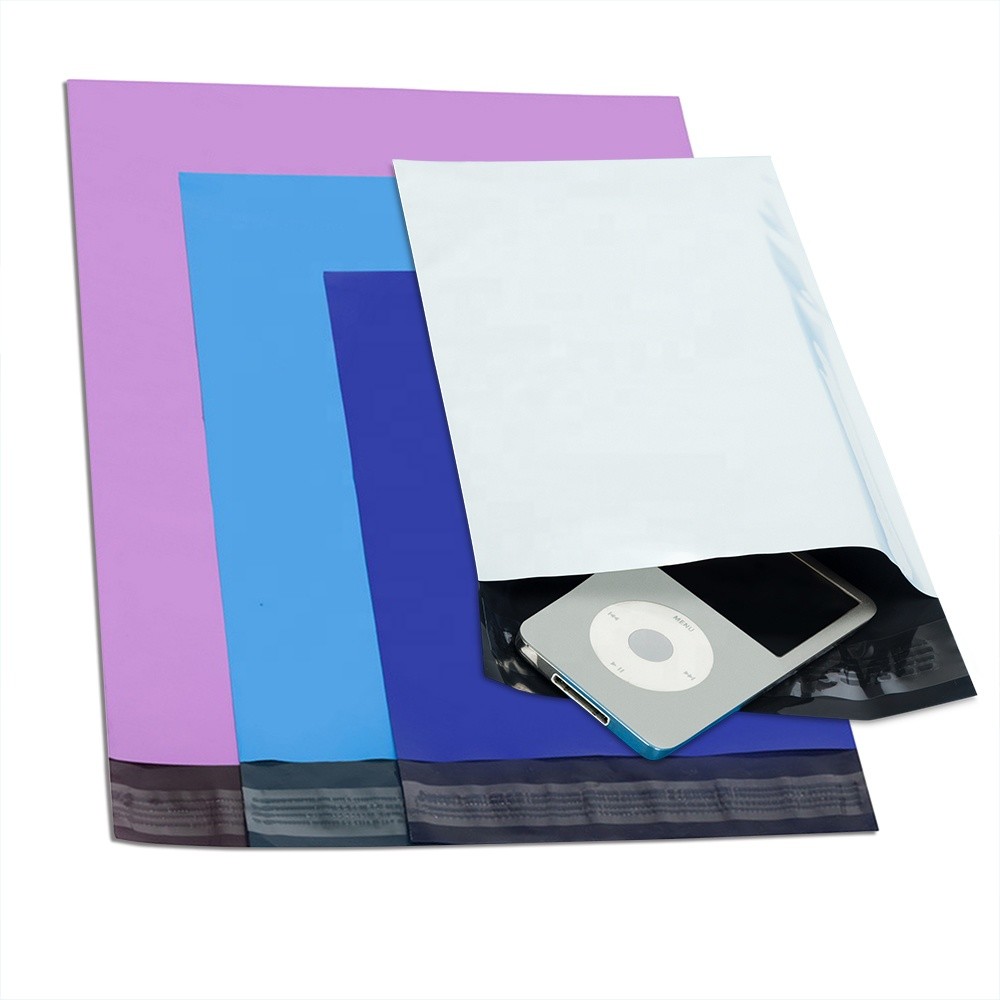 White Custom Logo Plastic Poly Mailer Clothes Shipping Courier Mailing Bags